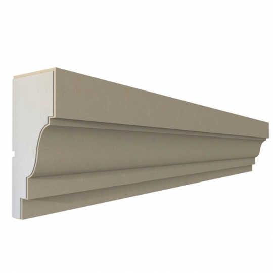 EPS Crown Cornice Profile F X 2m Length (External Use)