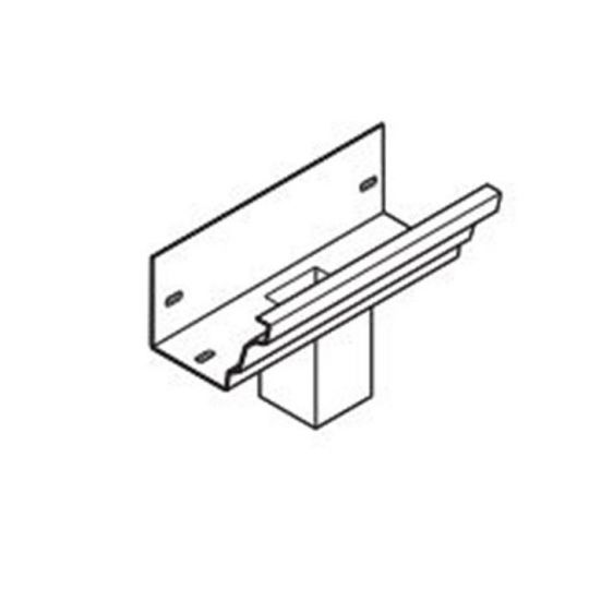 Alumasc GX Moulded Pressed Aluminium Running Outlet Square